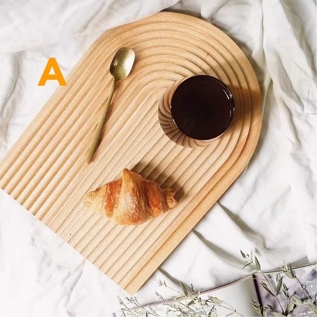 Wave Wooden Tray | Thanksgiving gift – BetaMiu